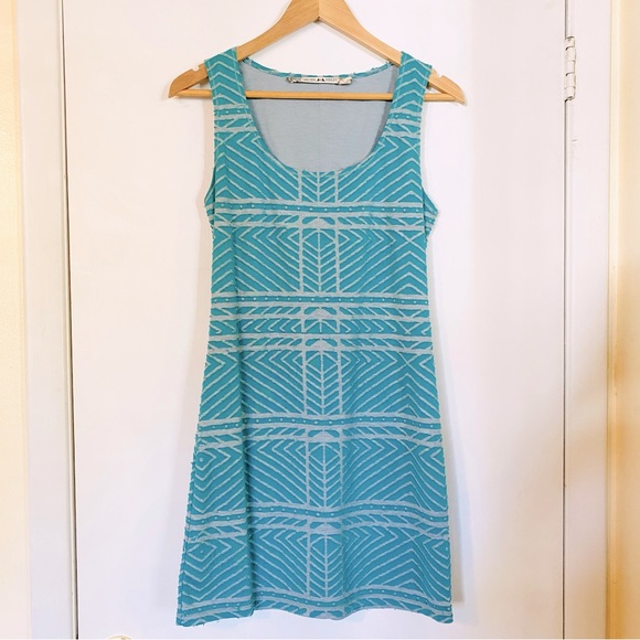 Chelsea & Violet | Dresses | Chelsea Violet Laser Cut Tank Dress Teal ...